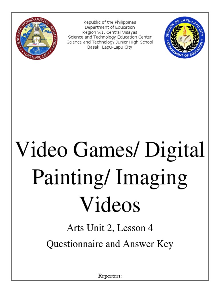 Video Game Questionnaire and Insights | PDF | Paintings | Video Games