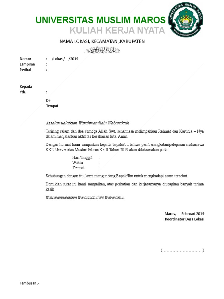 Contoh Persuratan-1 | PDF