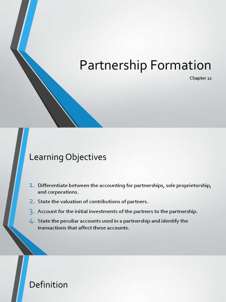 Partnership Accounting Guide | PDF | Partnership | Debits And Credits