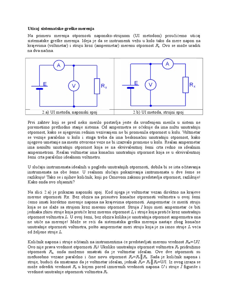 EM 2018 02 - Uticaj Sistematske Greske Merenja | PDF