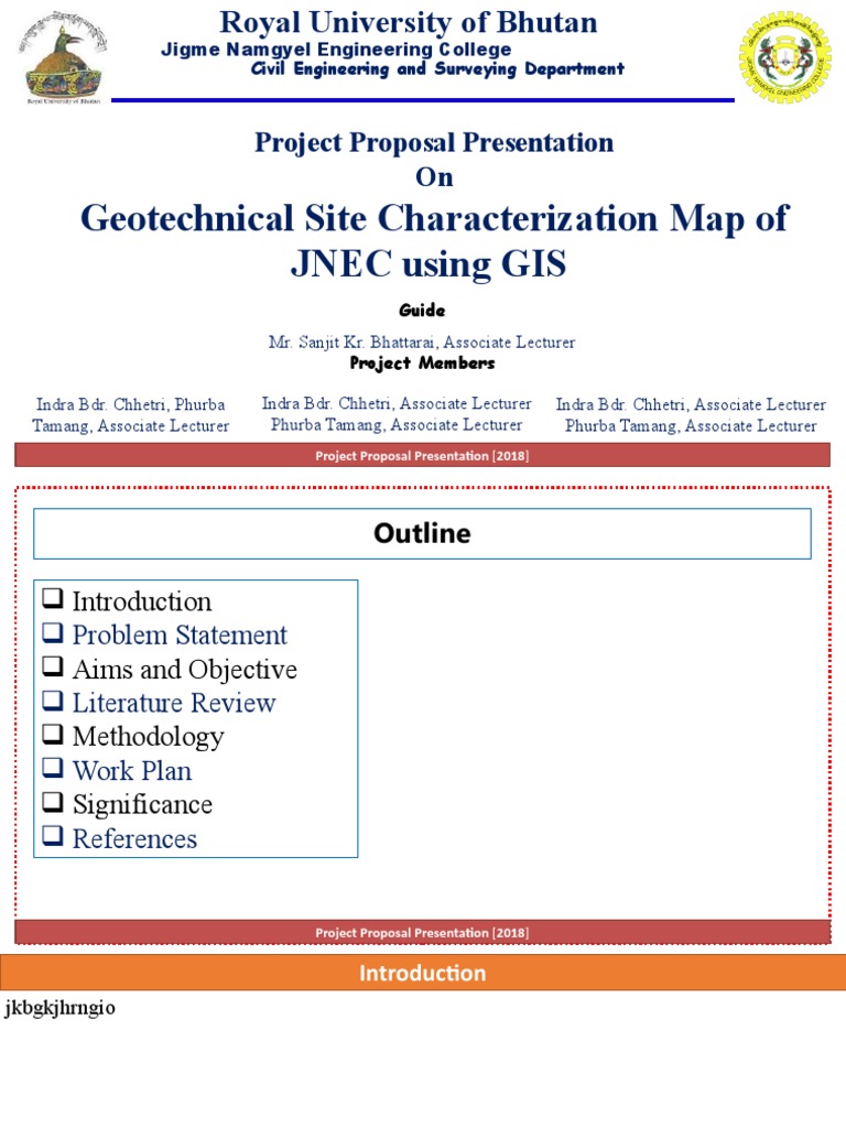 GIS Project Proposal for JNEC | PDF | Geographic Information System ...
