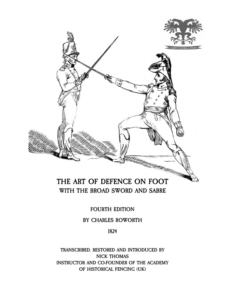 ART OF DEFENCE ON FOOT 1824 Fourth Edition PDF | PDF | Sword ...