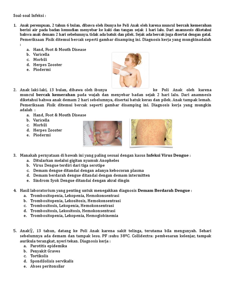 Soal Infeksi Untuk MCQ Koas | PDF