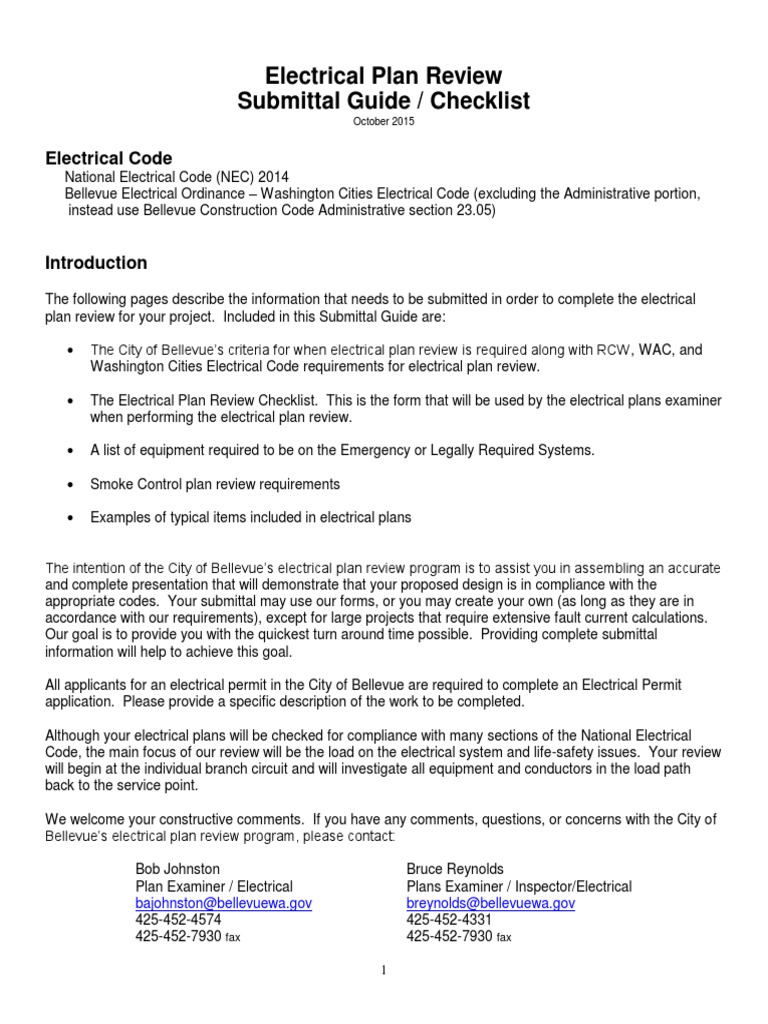 Forms Elec Plan Review Guide | PDF | Electrical Wiring | Transformer