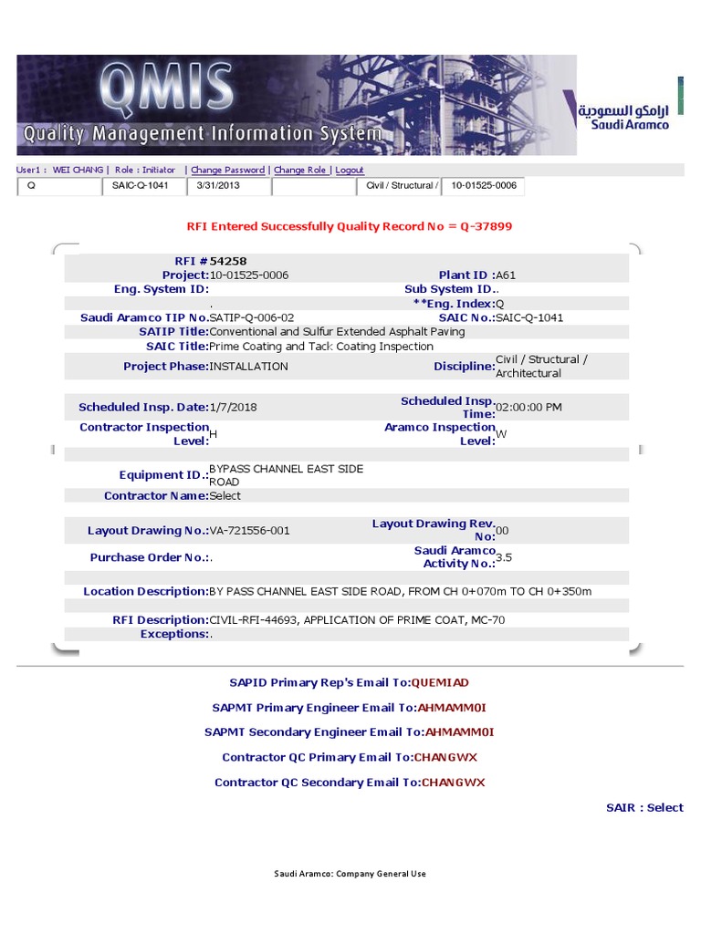 QMIS RFI Raised | PDF | Business