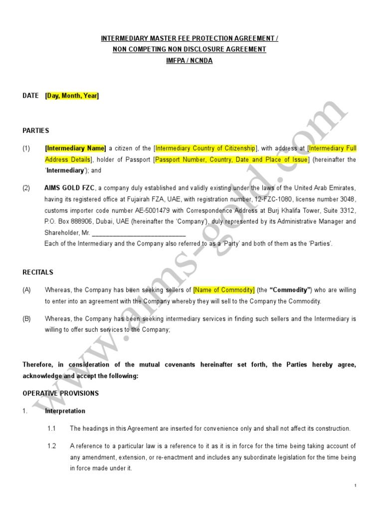 IMFPA | PDF | Confidentiality | Arbitration