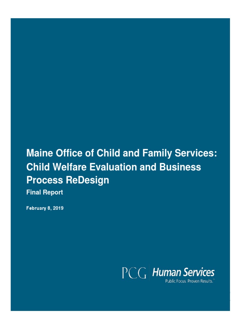 Maine Office of Child and Family Services: Child Welfare Evaluation and ...