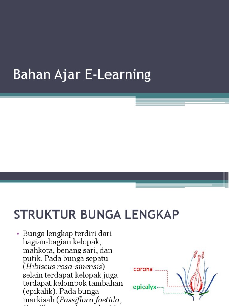 Bahan Ajar E-Learning | PDF