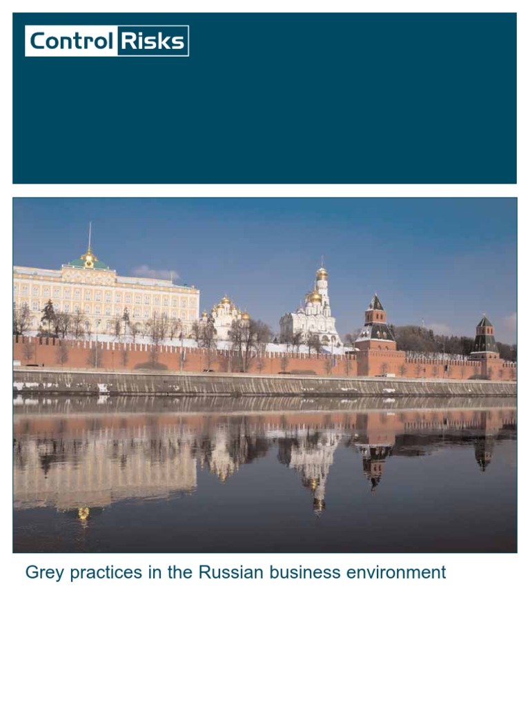 Grey Practices in The Russian Business Environment | PDF | Money ...