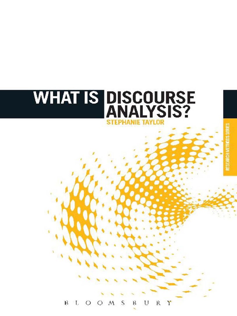 Taylor - What Is Discourse Analysis | PDF | Discourse | Linguistics