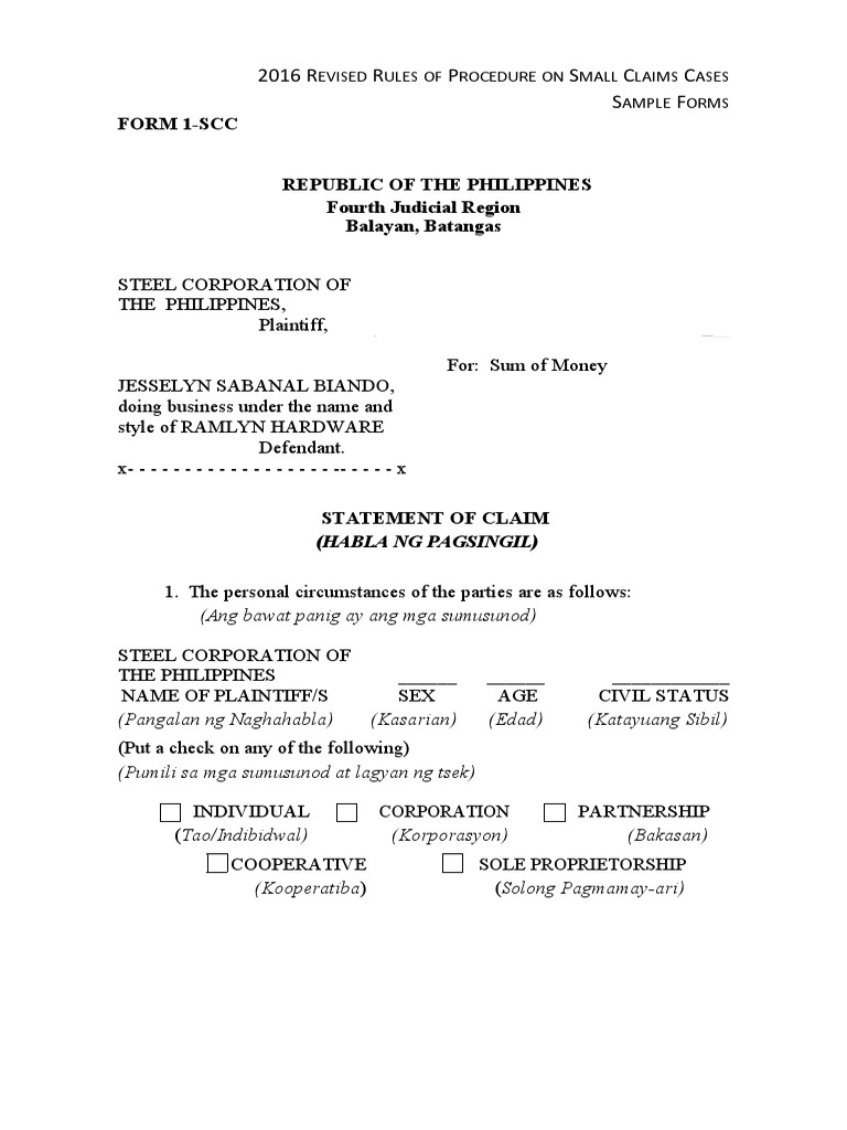 Small Claims Procedure Guide | PDF | Lawsuit | Settlement (Litigation)