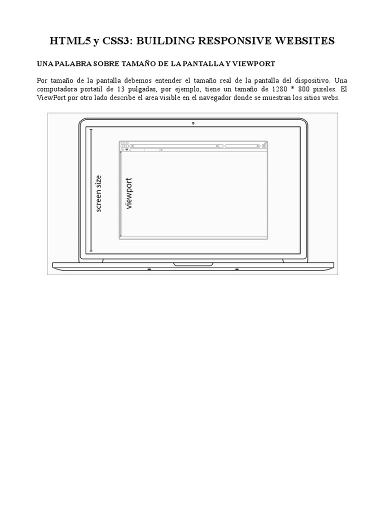 HTML 5 y Css3 Responsive Websites | PDF