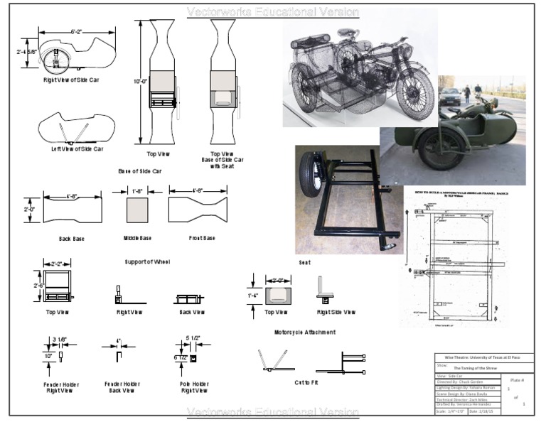 Side Car Draftings | PDF | Car | Private Transport