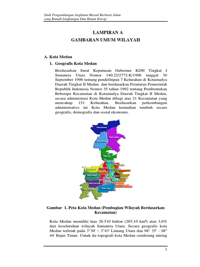 Lampiran A Gambaran Umum Wilayah | PDF