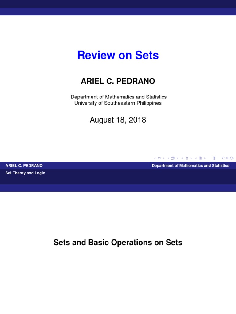 Lesson 1 | PDF | Empty Set | Set (Mathematics)