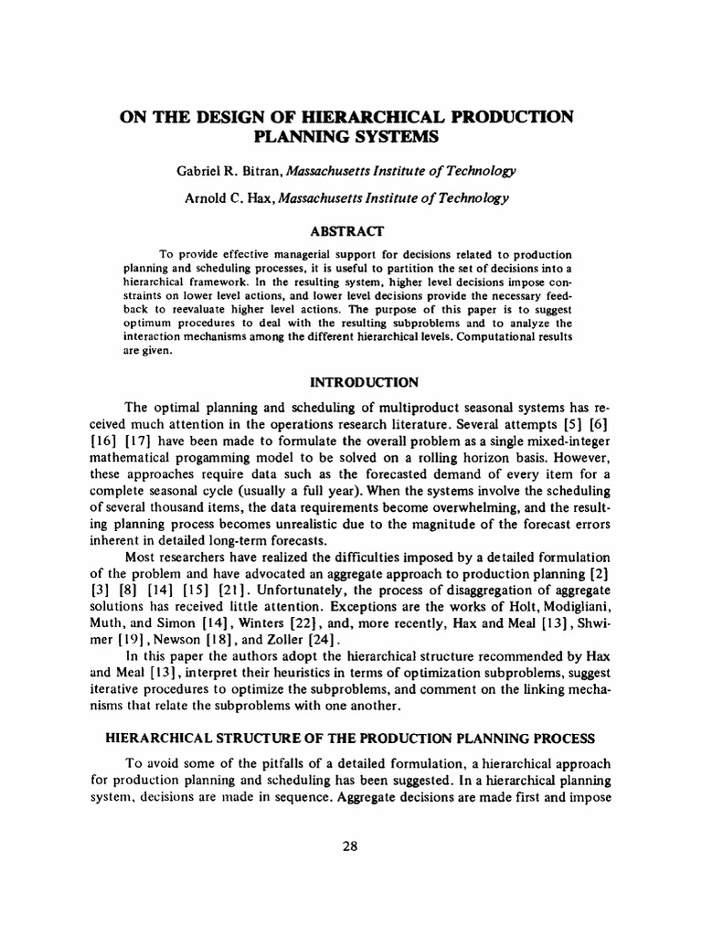 Bit Ran 1977 | PDF | Mathematical Optimization | Forecasting