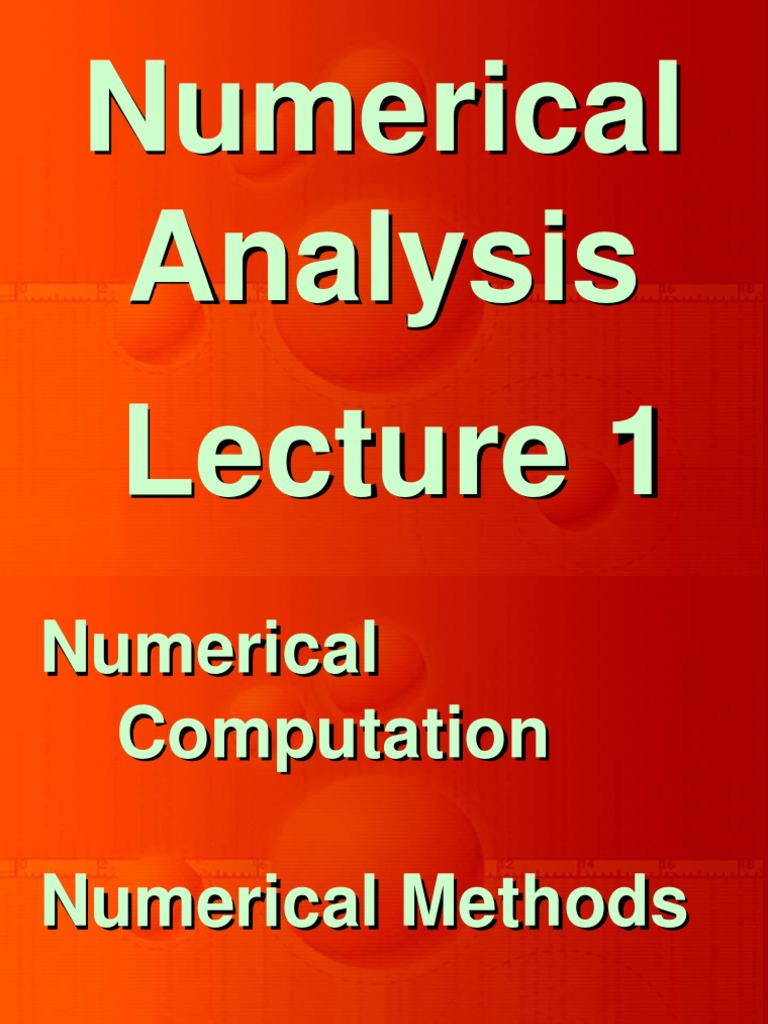 An Introduction to Numerical Systems, Notation, and Representation of ...