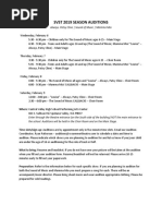 Grease School Version Character Guide | PDF