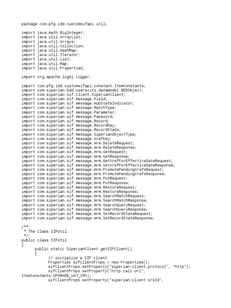 Sifutil | PDF | Java (Programming Language) | Password