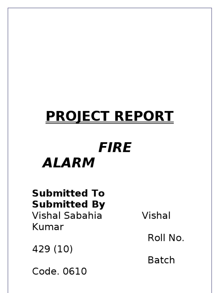 Fire Alarm | PDF | Capacitor | Loudspeaker