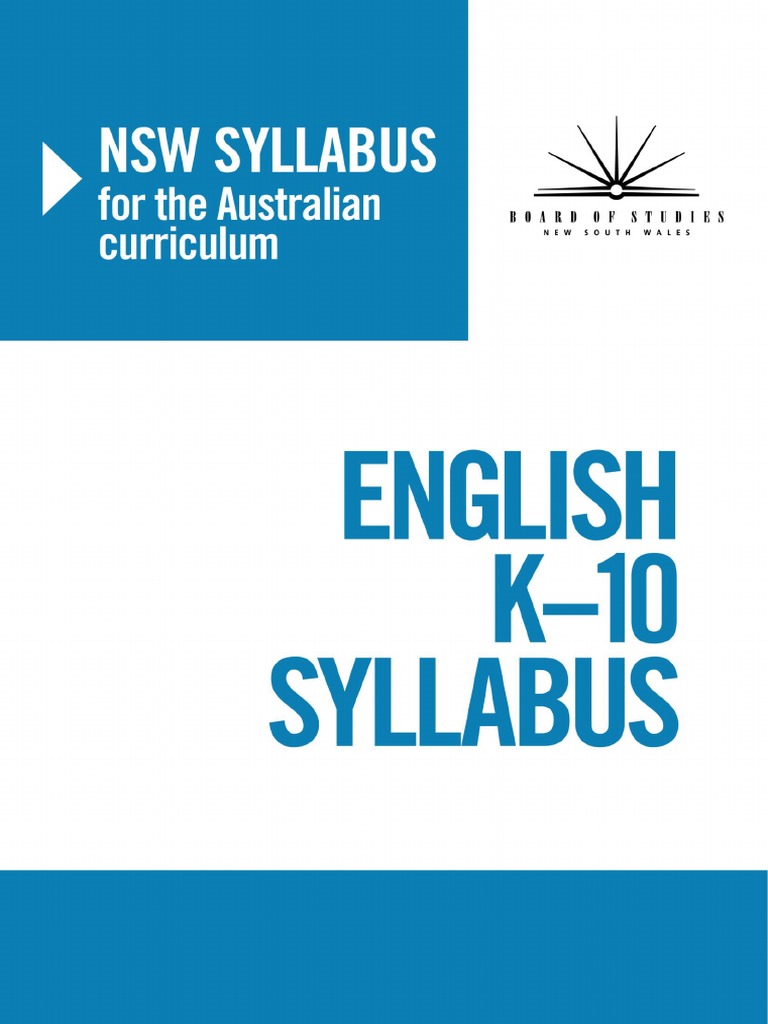 English k-10 Syllabus | PDF | English As A Second Or Foreign Language ...