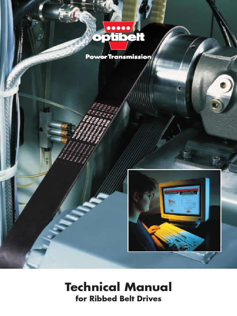 BELTS - Technical Manual For Ribbed BELTS Drives | PDF | Belt ...