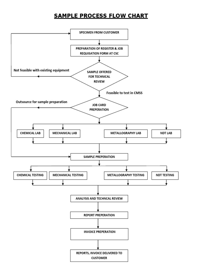 Sample Process Flow Chart: Not Feasible With Existing Equipment | PDF