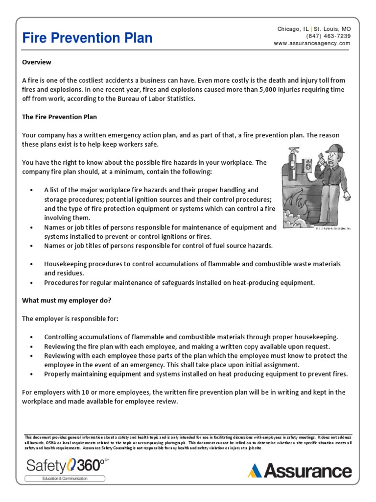 Fire Prevention Plan | PDF | Fire Safety | Employment Fire Prevention Plan | PDF | Fire Safety | Employment