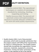 Quality Control Procedure | PDF | Concrete | Masonry