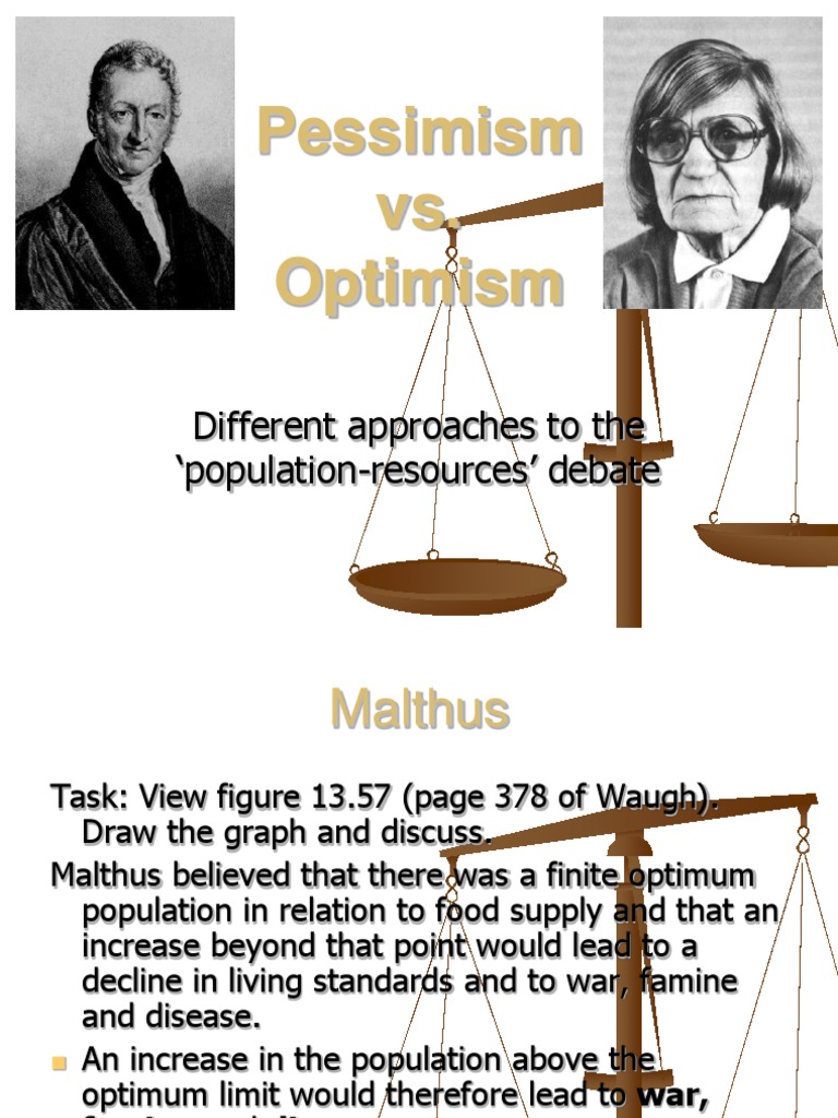 Malthus vs. Boserup: Population Theories | PDF | Human Overpopulation ...