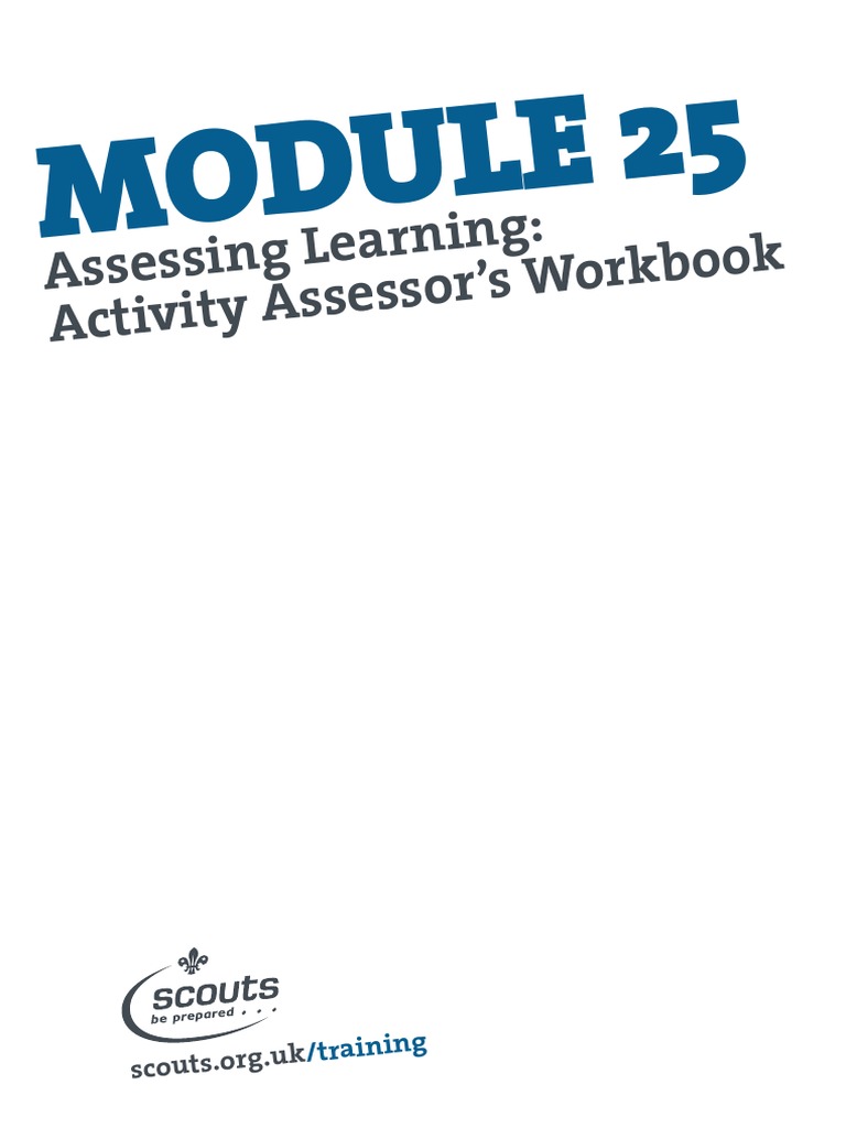 Assessor Workbook | PDF | Scouting | Learning