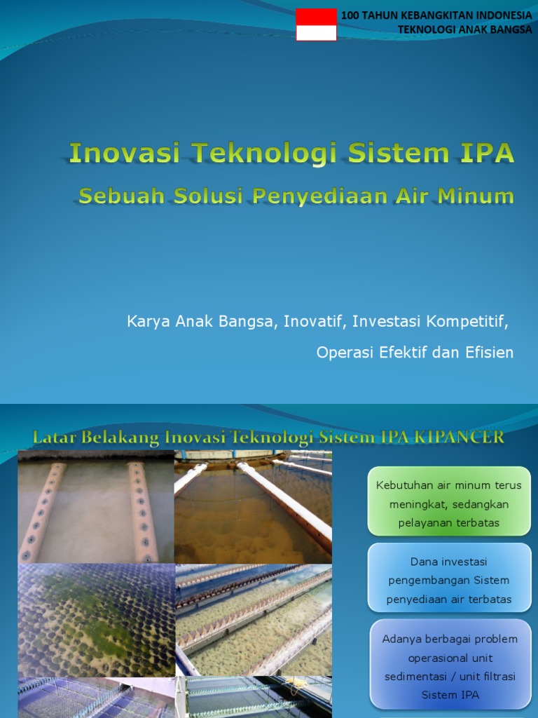 Perbandingan IPA High Rate KIPANCER Dan IPA Konvensional KEDASIH | PDF