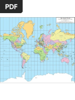 Shadowrun 4th Edition - Sixth World Almanac - World Map Poster