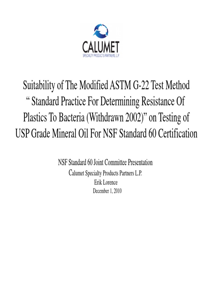 Astm g21 g22 | PDF | Petroleum | Plastic