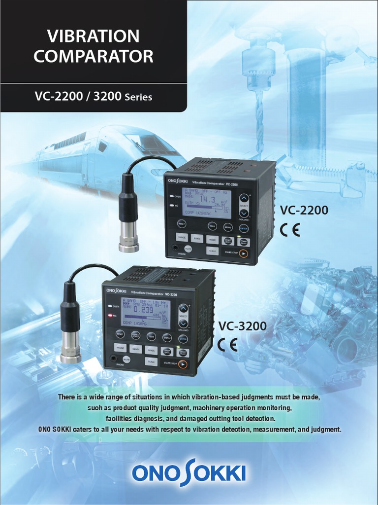 VC-2200 Vibration Comparator Overview | PDF | Analog To Digital ...