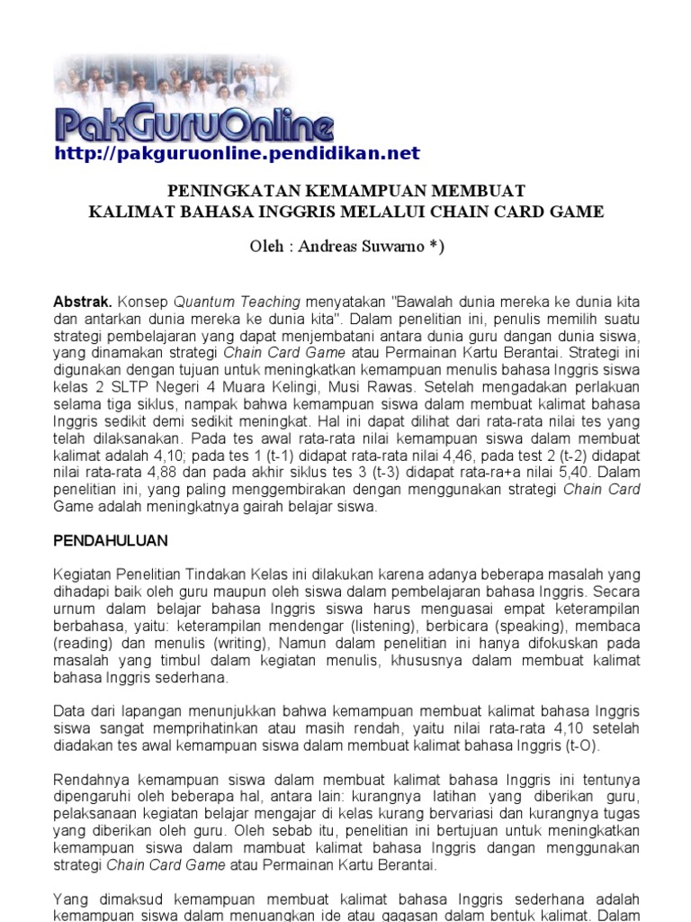 Chain Card Game | PDF