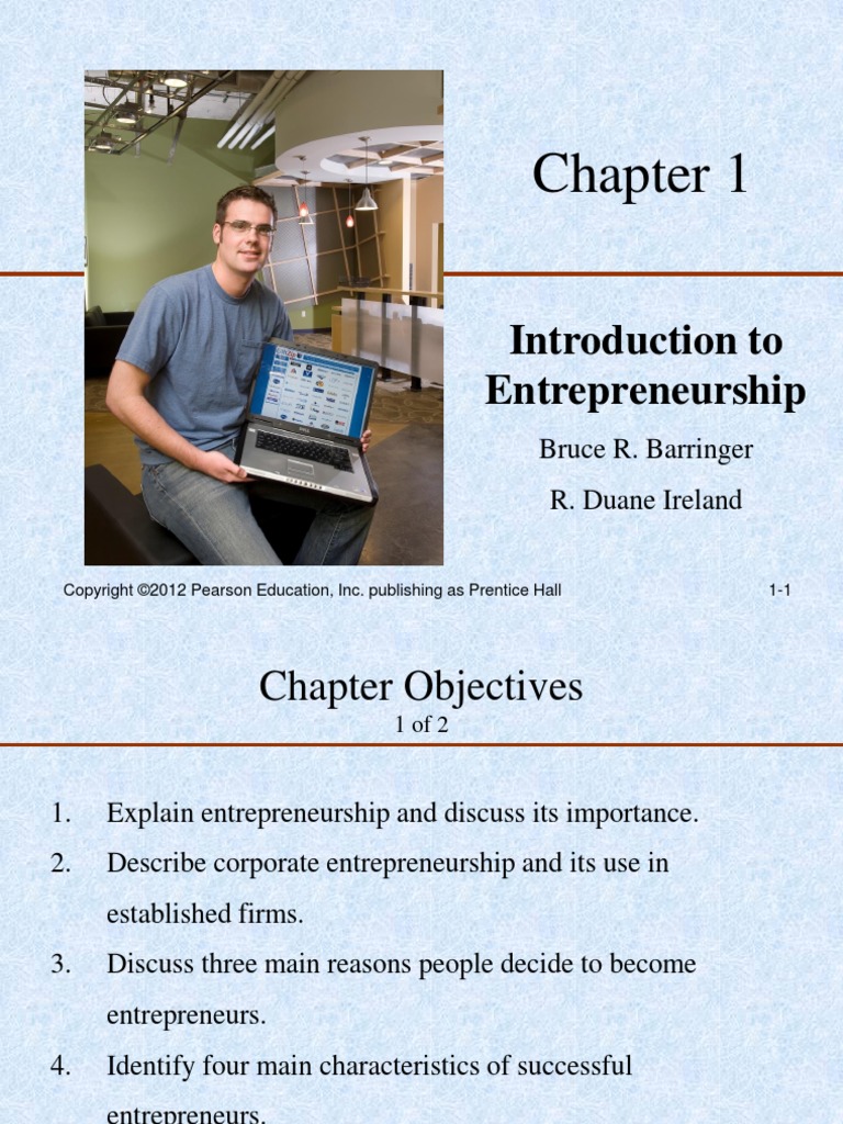 Introduction To Entrepreneurship: Bruce R. Barringer R. Duane Ireland ...