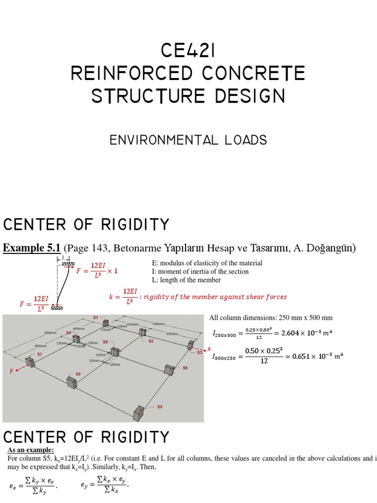 Rigidity and Mass Center 1480317129 | PDF | Column | Stiffness
