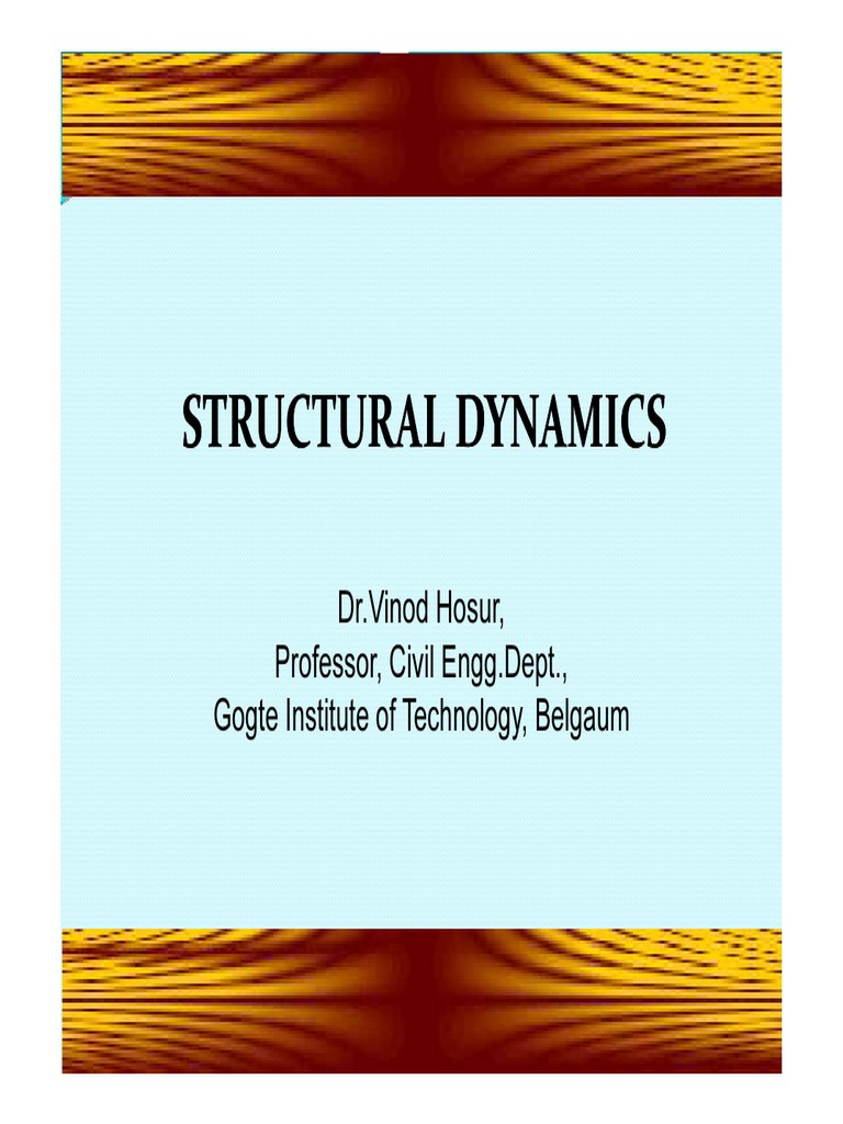 Structure Dynamics | PDF | Matrix (Mathematics) | Eigenvalues And Eigenvectors
