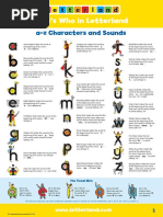 Letterland Letters | PDF | Foreign Language Studies