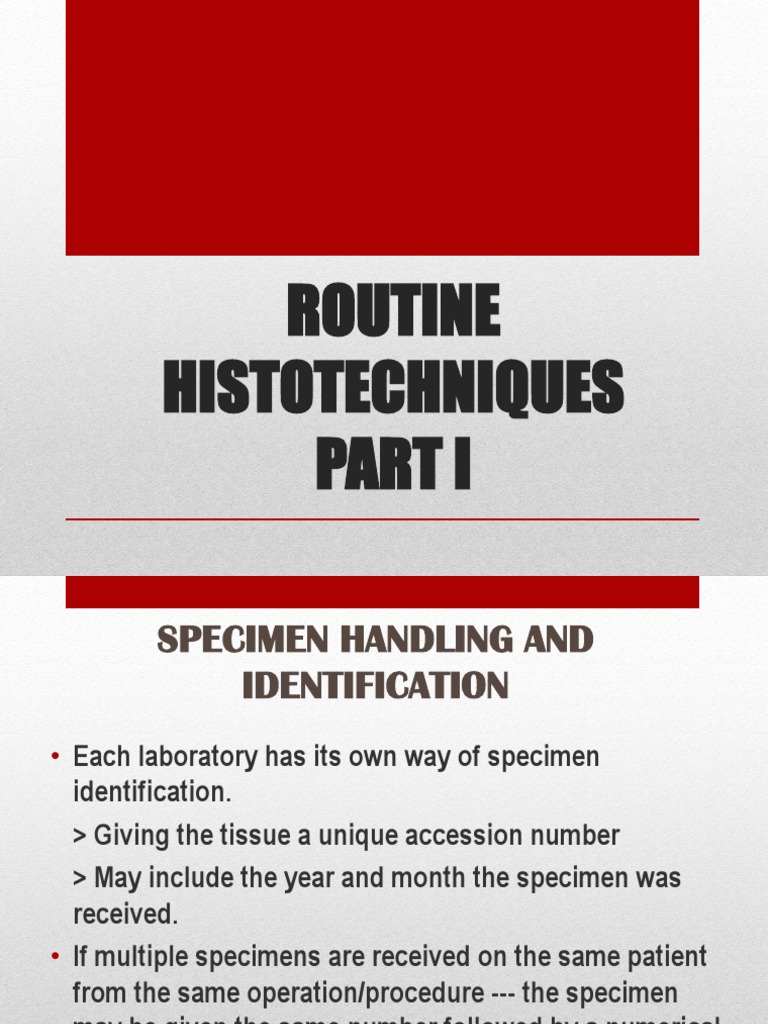 Histotechniques | PDF | Fixation (Histology) | Biopsy