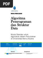 Buku Algoritma Dan Pemrograman | PDF | Metode & Bahan Ajar | Komputer