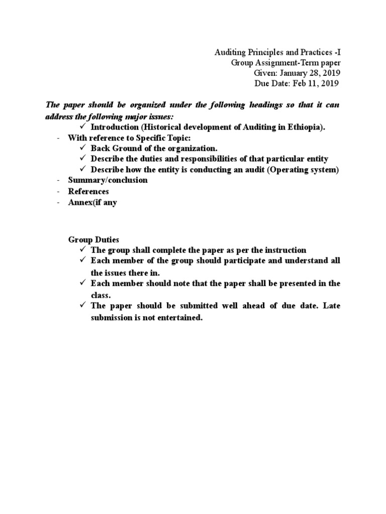 Sample Assignment | PDF