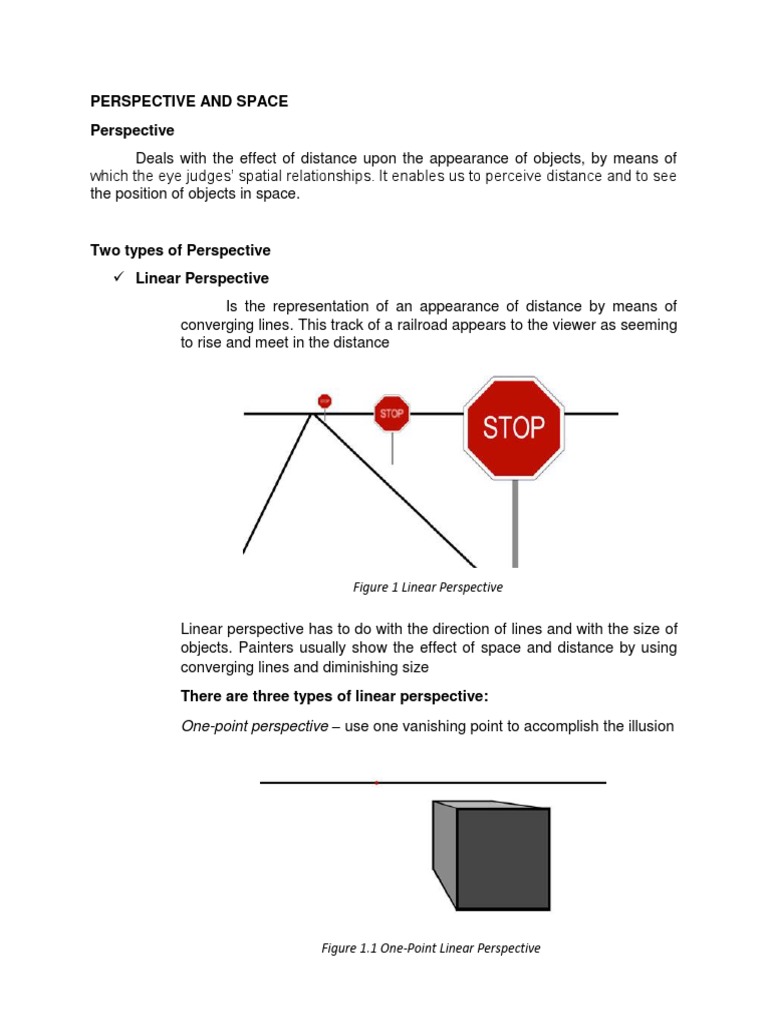 Perspective and Space | PDF | Perspective (Graphical) | Vision