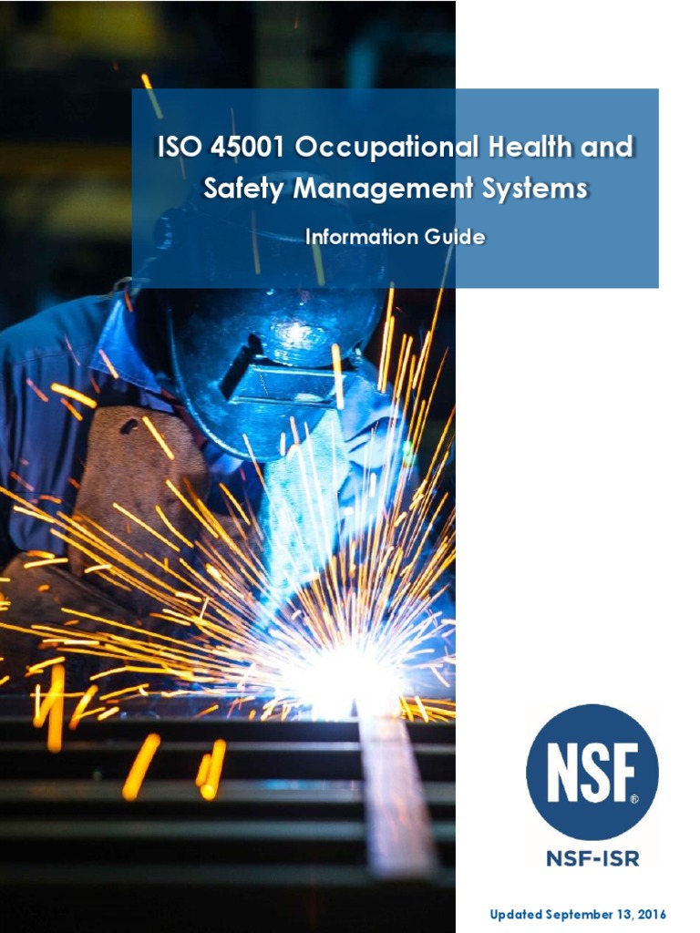 ISO 45001 Occupational Health and Safety Management Systems ...