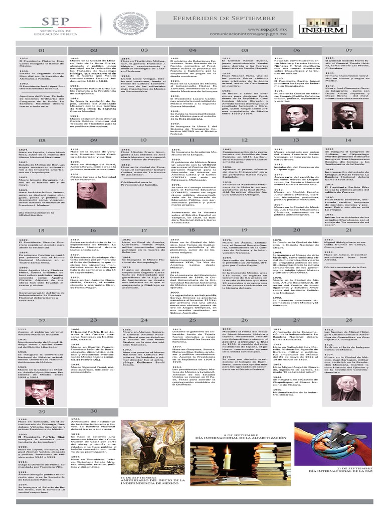 Efem Rides Septiembre PDF | PDF