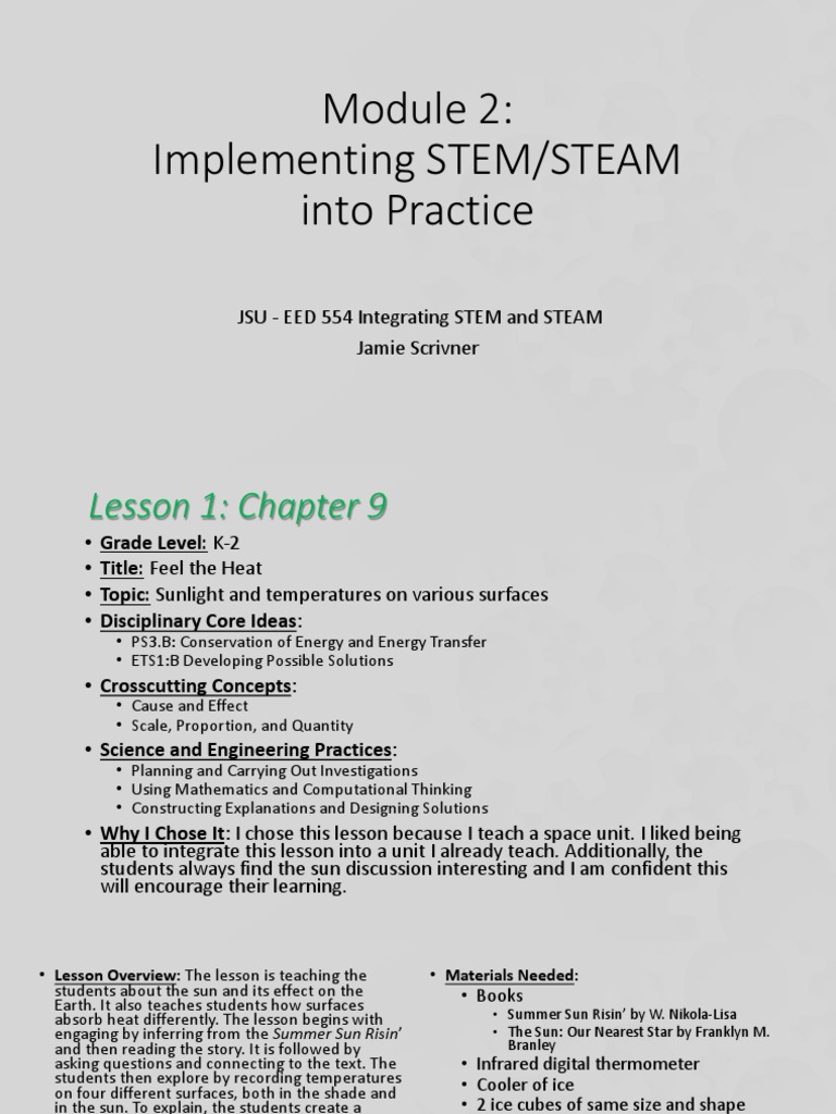 Stem & Steam Module 2 PP | PDF | Reading Comprehension | Nature