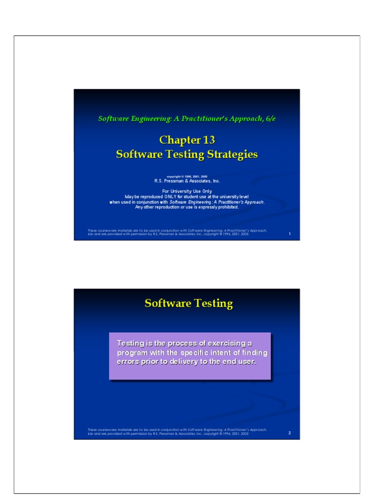 Software Testing Strategies | PDF