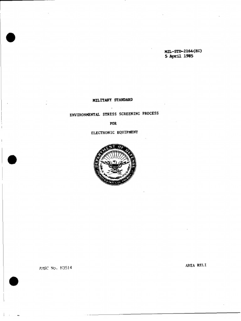 Mil STD 2164 - ESS | PDF | Bandwidth (Signal Processing) | Calibration
