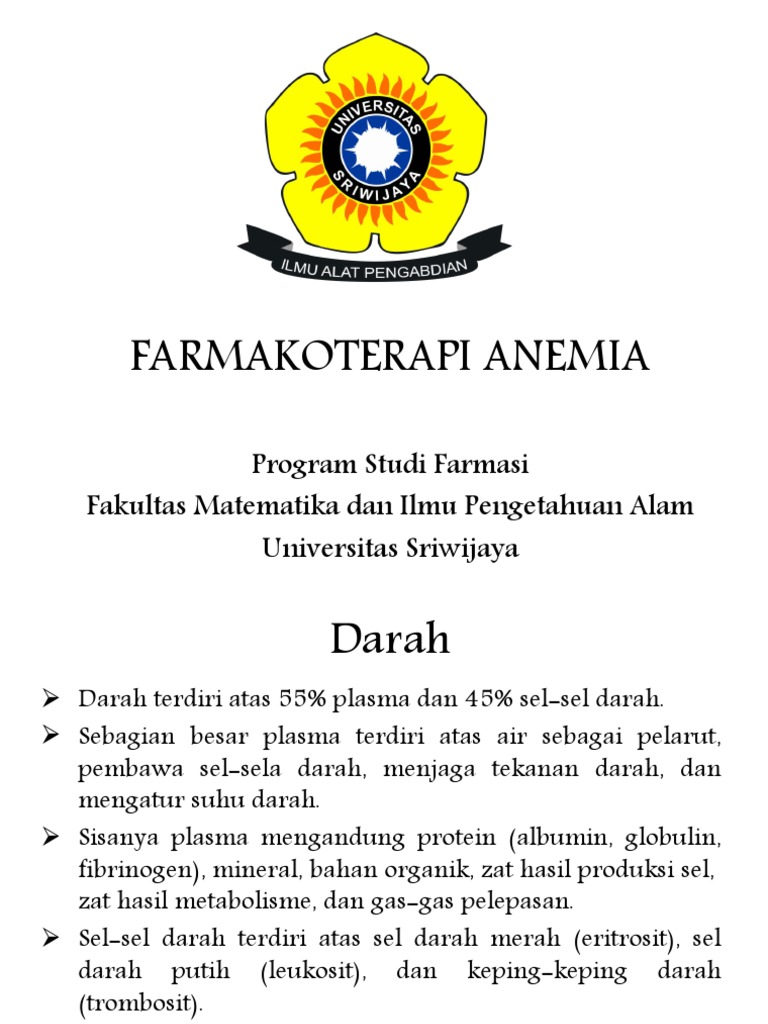 Panduan Terapi Anemia Lengkap | PDF | Sains & Matematika